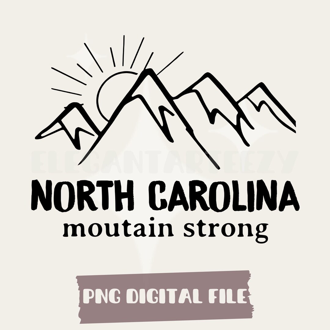 North Carolina Mountain Strong Png, North Carolina Strong Png, NC ...
