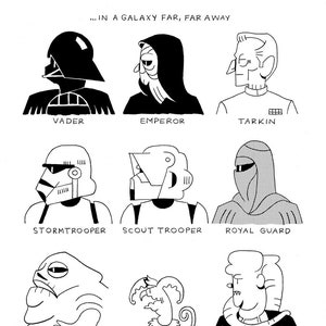 In A Galaxy Far Far Away Print - Etsy