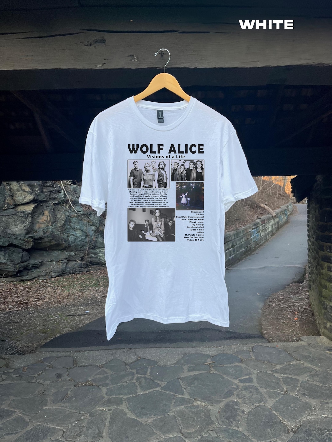 Wolf Alice Shirt, "visions of a Life" Album T-shirt , Wolf Alice Merch ...