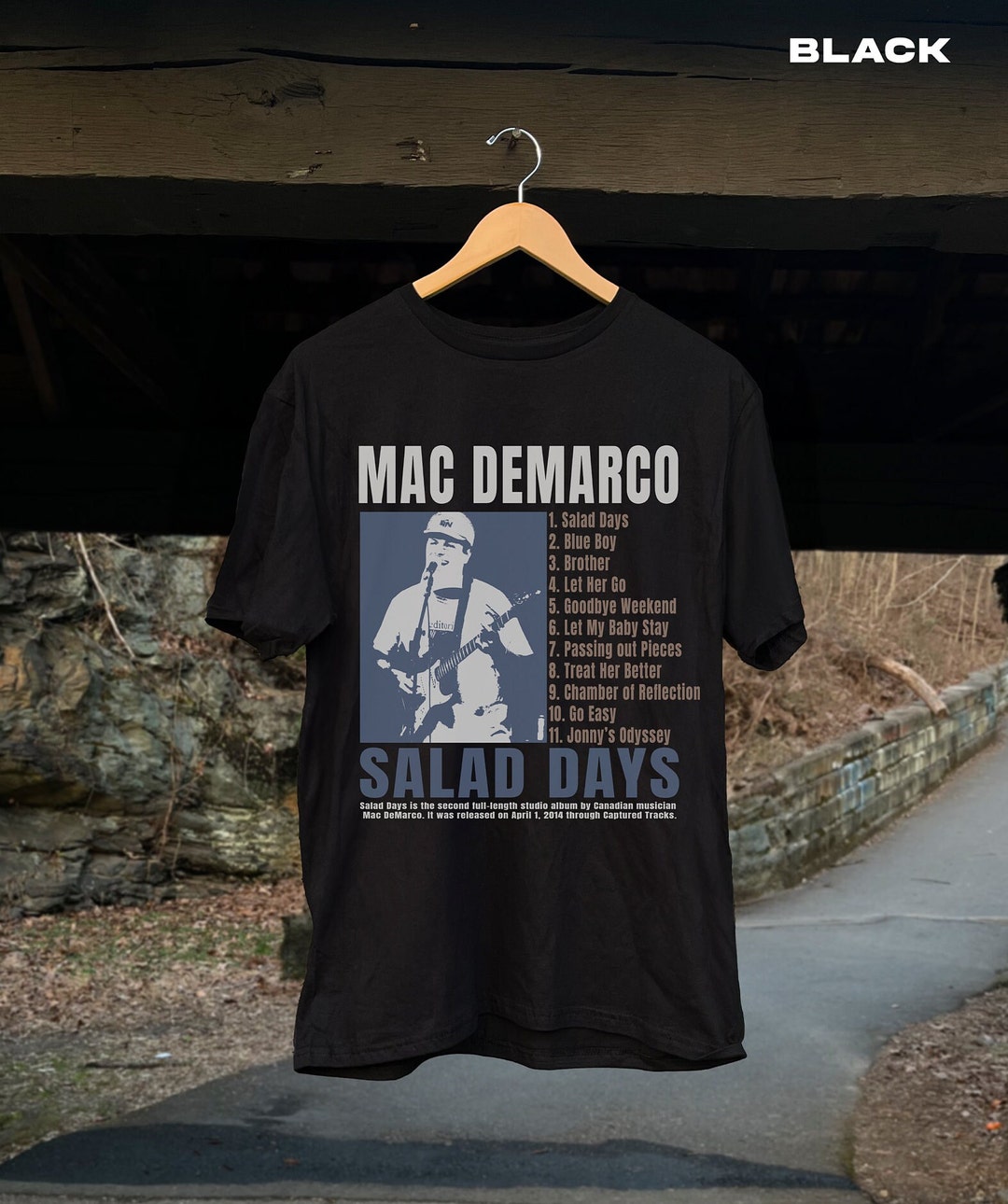 Mac Demarco Shirt, Salad Days Album Tshirt, Mac Demarco Merch, Mac ...