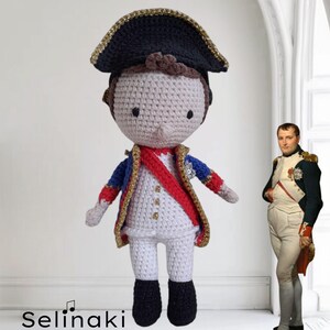 Handmade Napoleon Bonaparte Doll Crochet Amigurumi Toy Decoration - Etsy