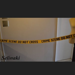 Hand Knitted Crime Scene Scarf - Etsy