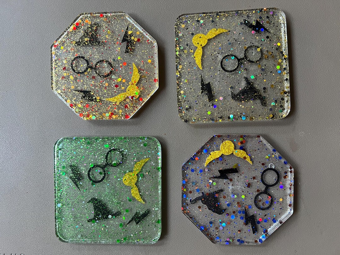Harry Potter Coasters - Etsy