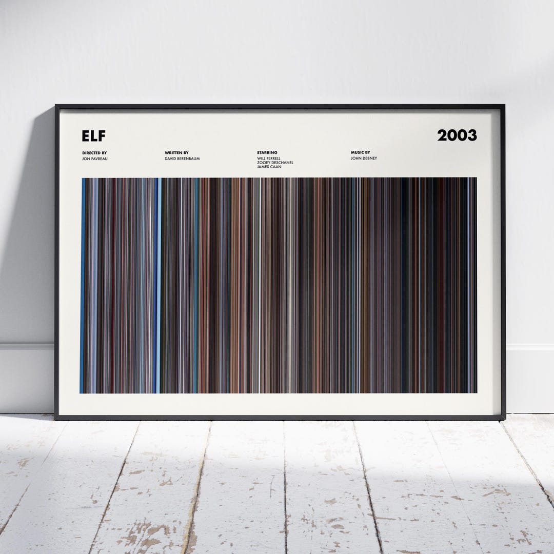 Elf Poster, Elf Print, Elf Movie Poster, Elf Wall Art, Elf Colors - Etsy