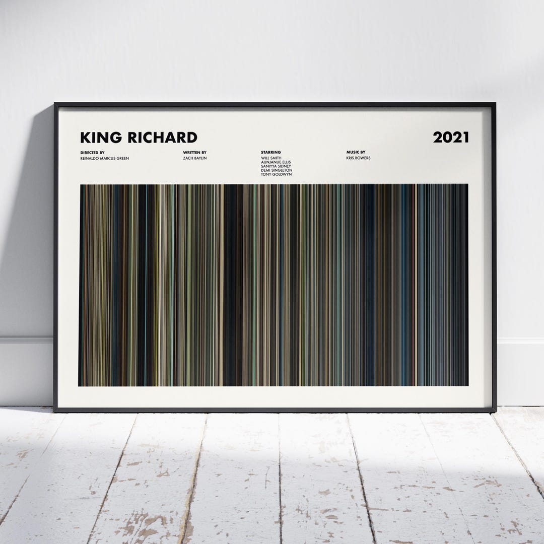 King Richard Poster, King Richard Print, King Richard Movie Poster ...