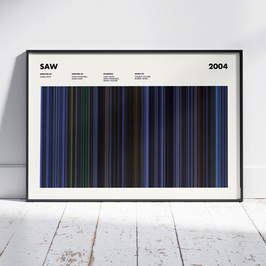 Saw Poster Digital Download, Saw Print, Saw Movie Poster, Saw Colors - Etsy