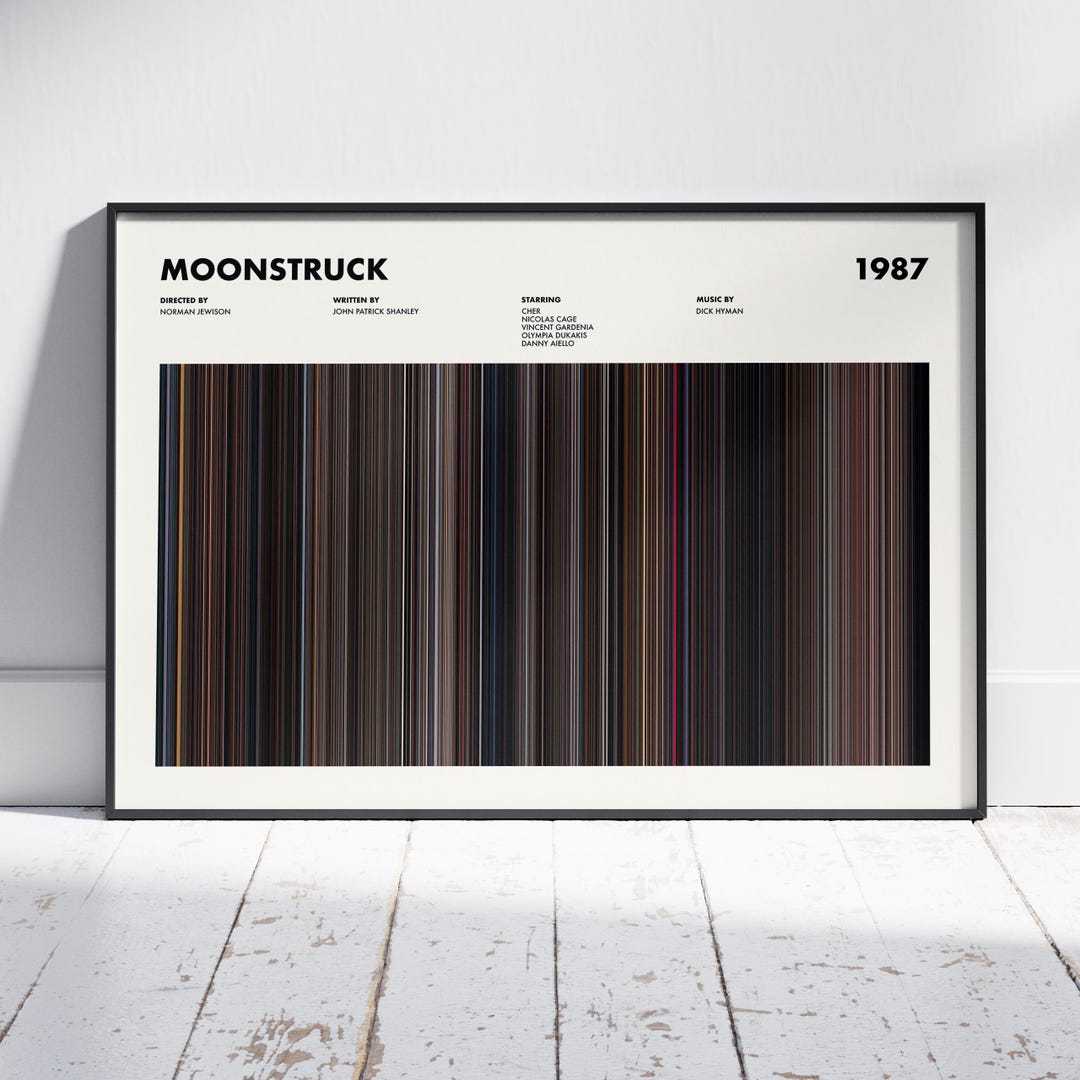 Moonstruck Poster, Moonstruck Print, Moonstruck Colors - Etsy