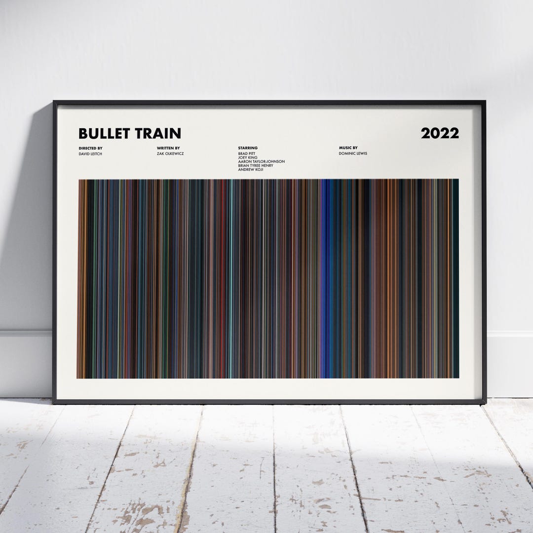 Bullet Train Poster, Bullet Train Print, Bullet Train Movie Poster ...