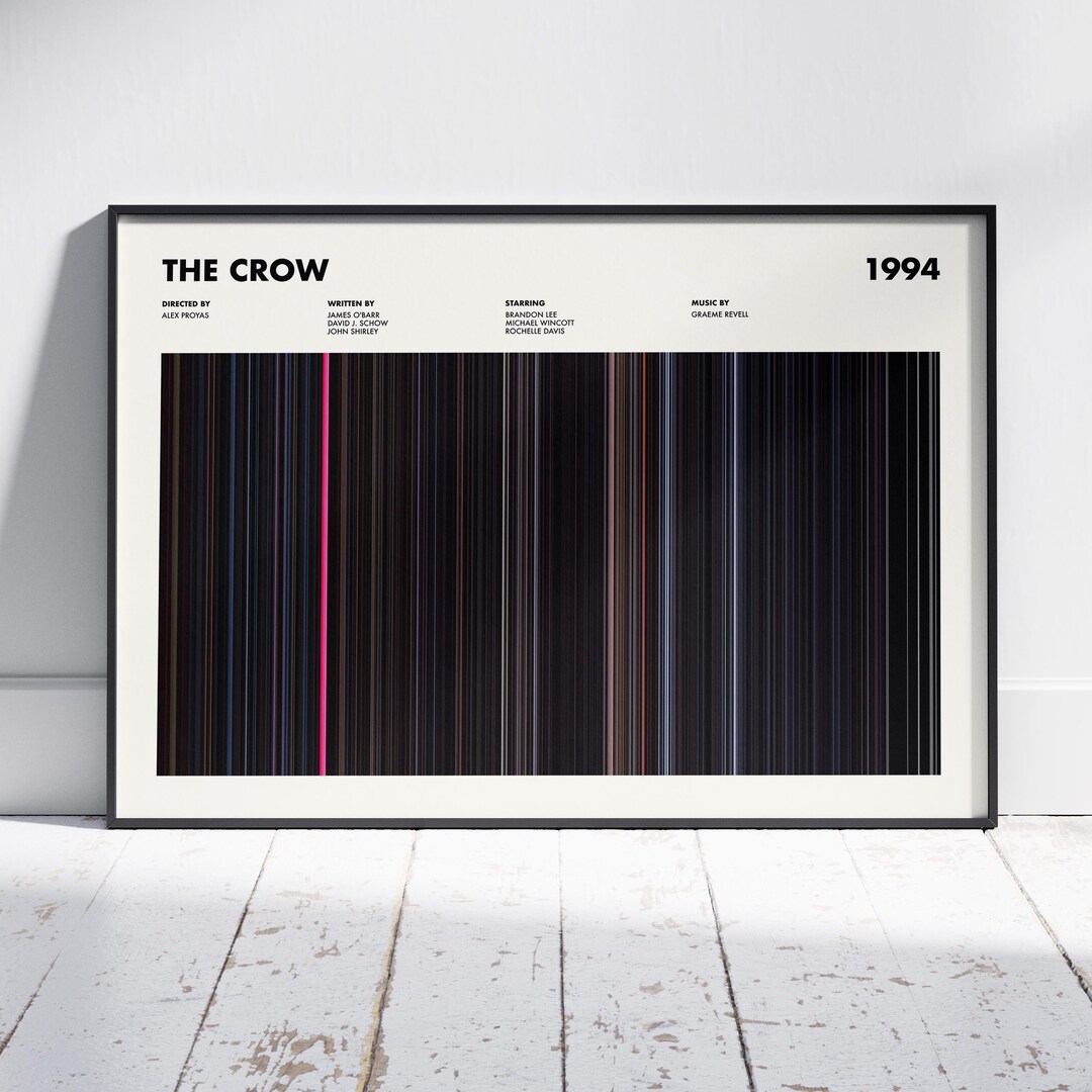 The Crow Poster, the Crow Print, the Crow Movie Poster, the Crow Wall ...