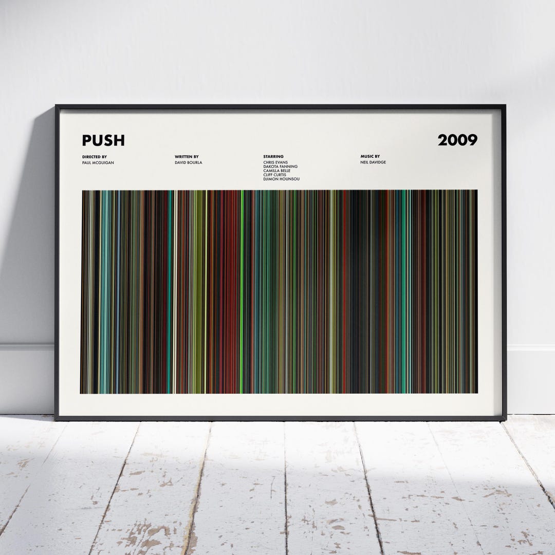 Push Poster, Push Print, Push Movie Poster, Push Wall Art, Push Colors ...