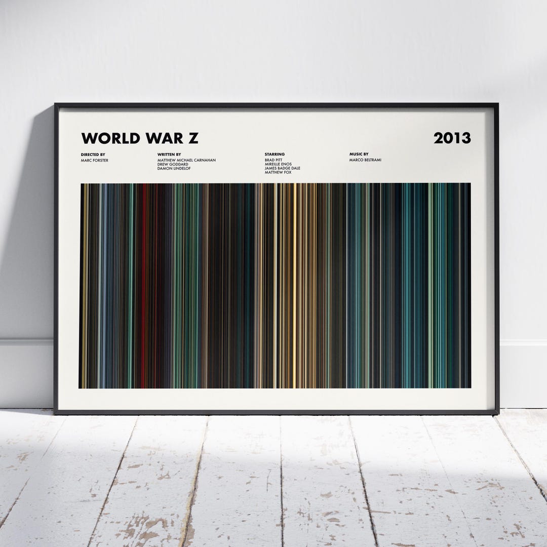 World War Z Poster, World War Z Print, World War Z Movie Poster, World ...