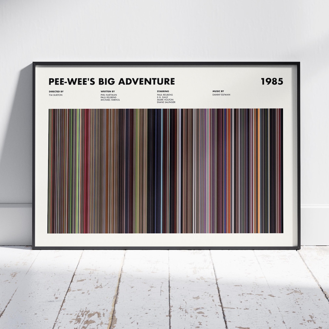 Pee Wees Big Adventure Poster, Pee Wees Big Adventure Print, Pee Wees ...