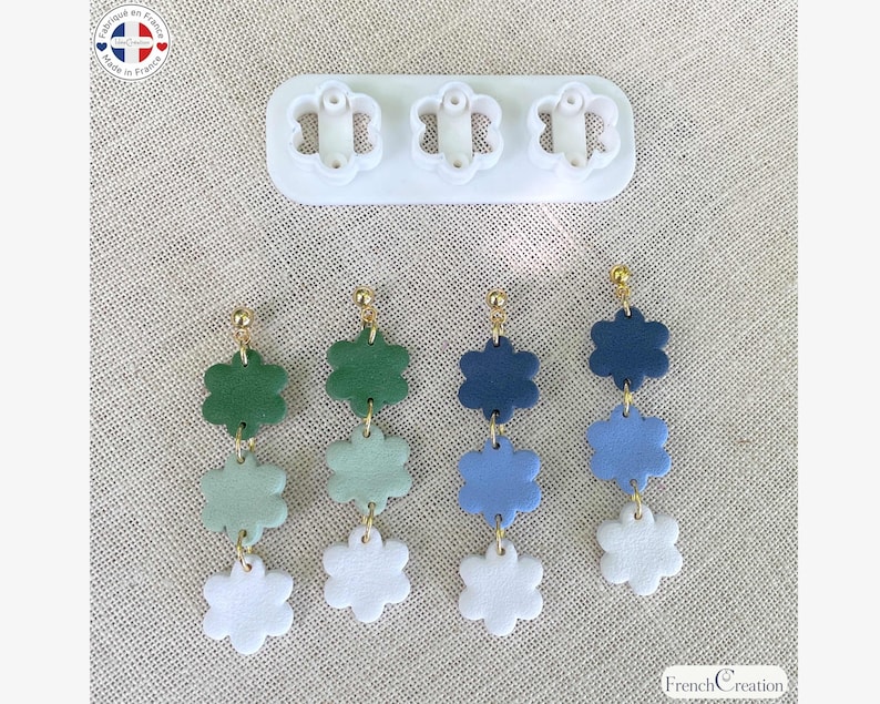 Flower-shaped Cookie Cutter Without a Center Hole for Polymer Clay ...