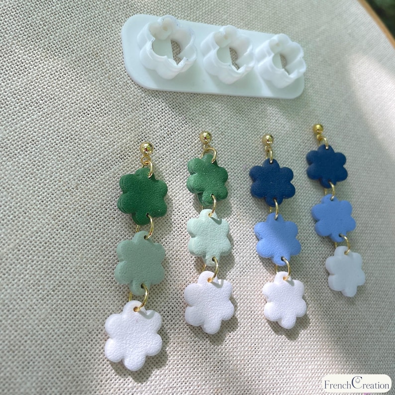 Flower-shaped Cookie Cutter Without a Center Hole for Polymer Clay ...