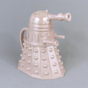 Pearlescent Pink Dalek Teapot- Exterminate - Scifi Robot Teapot ...