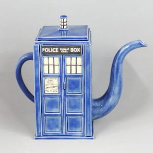 TARDIS Teapot: Made-to-order Handmade Blue Police Box Teapot - Etsy