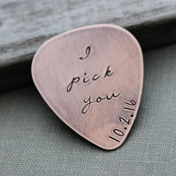 Guitar Pick I Pick You - Etsy