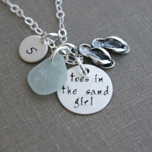 Dreaming of the Sea Sterling Silver Genuine Sea Glass Charm | Etsy