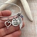Always in My Heart Stainless Steel Bangle Bracelet With - Etsy