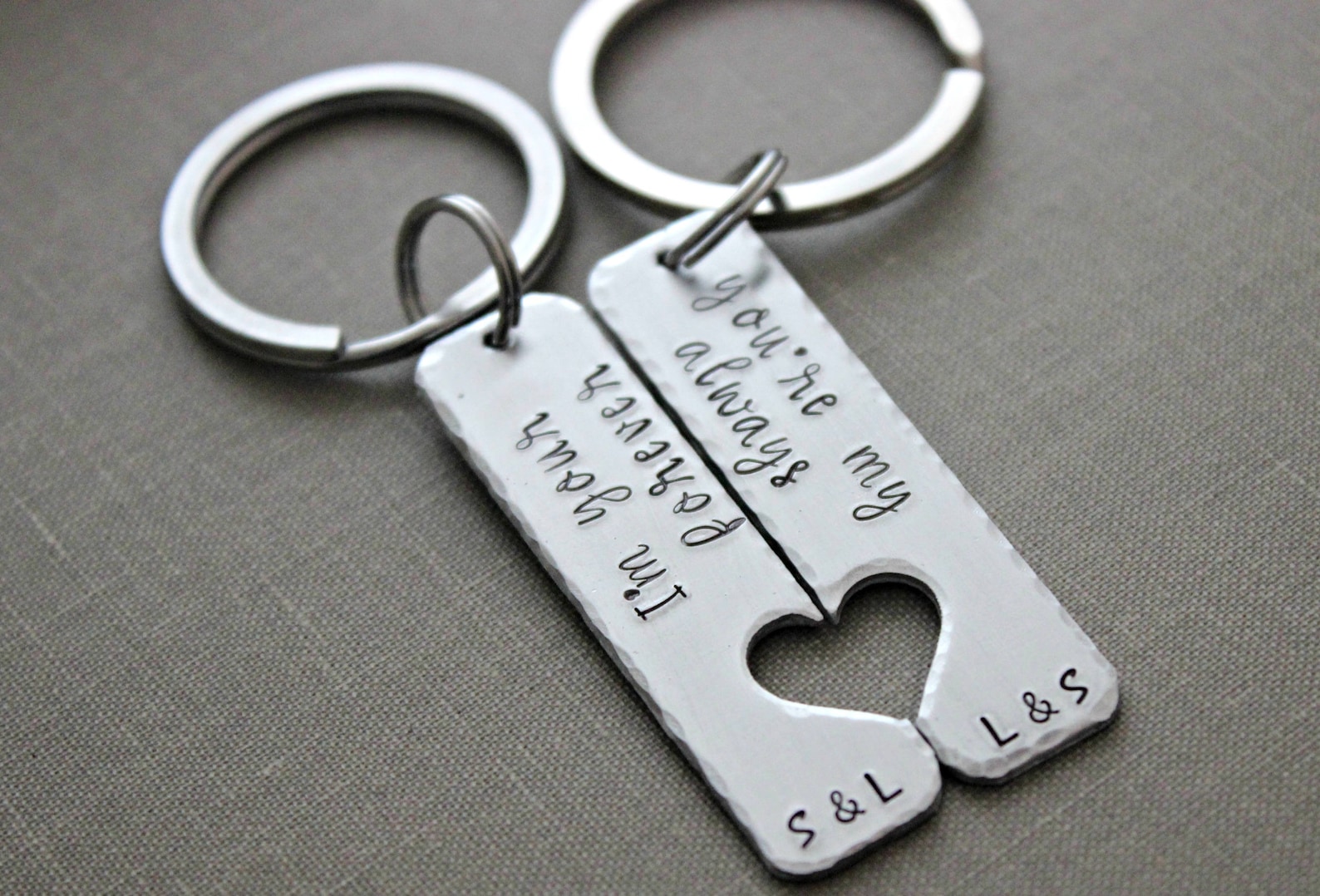 I'm your forever you're my always keychain set | Etsy