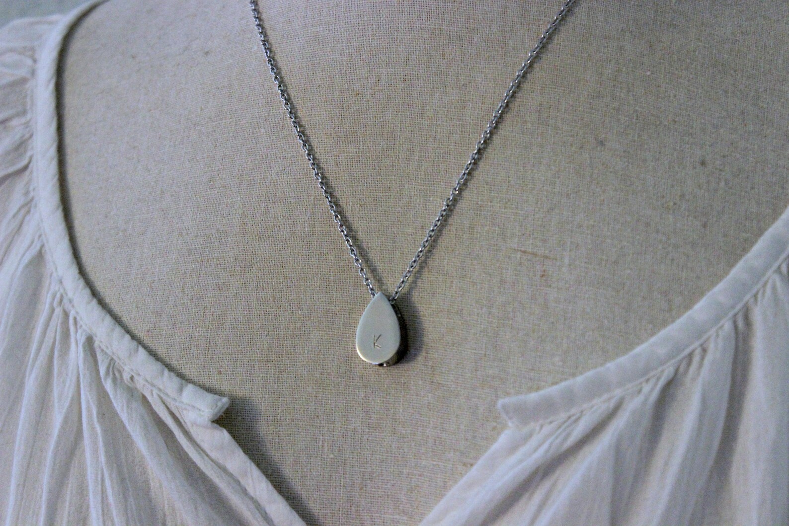 Teardrop Urn Pendant - Cremation Locket - Stainless Steel ...