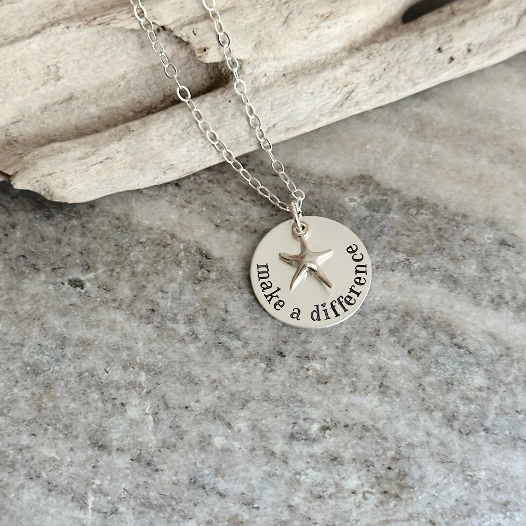 Make a Difference - the Starfish Story - All .925 Sterling Silver ...