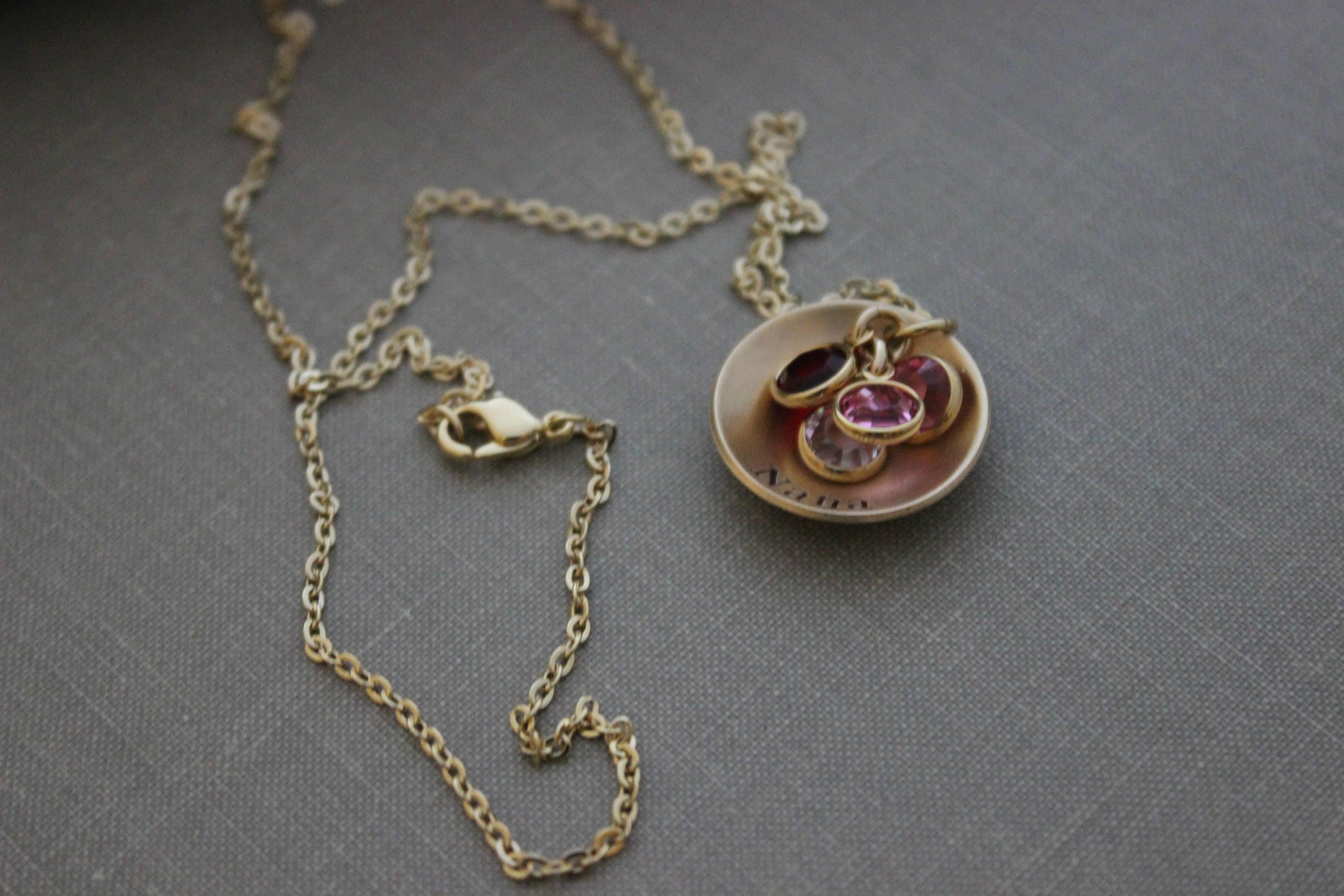 14k gold grandmother necklace store