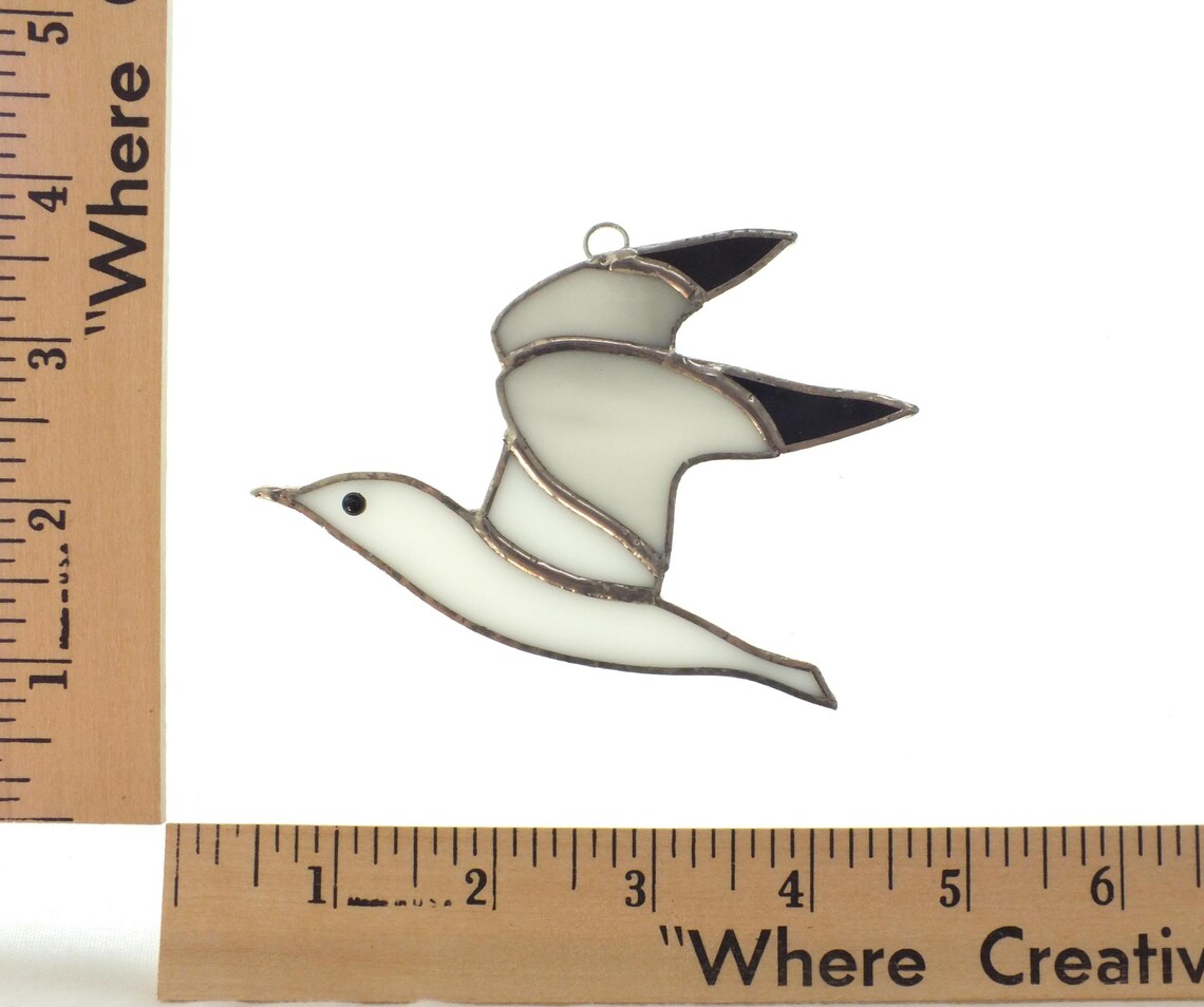 Pre-cut Stained Glass Seagull Kit - Etsy