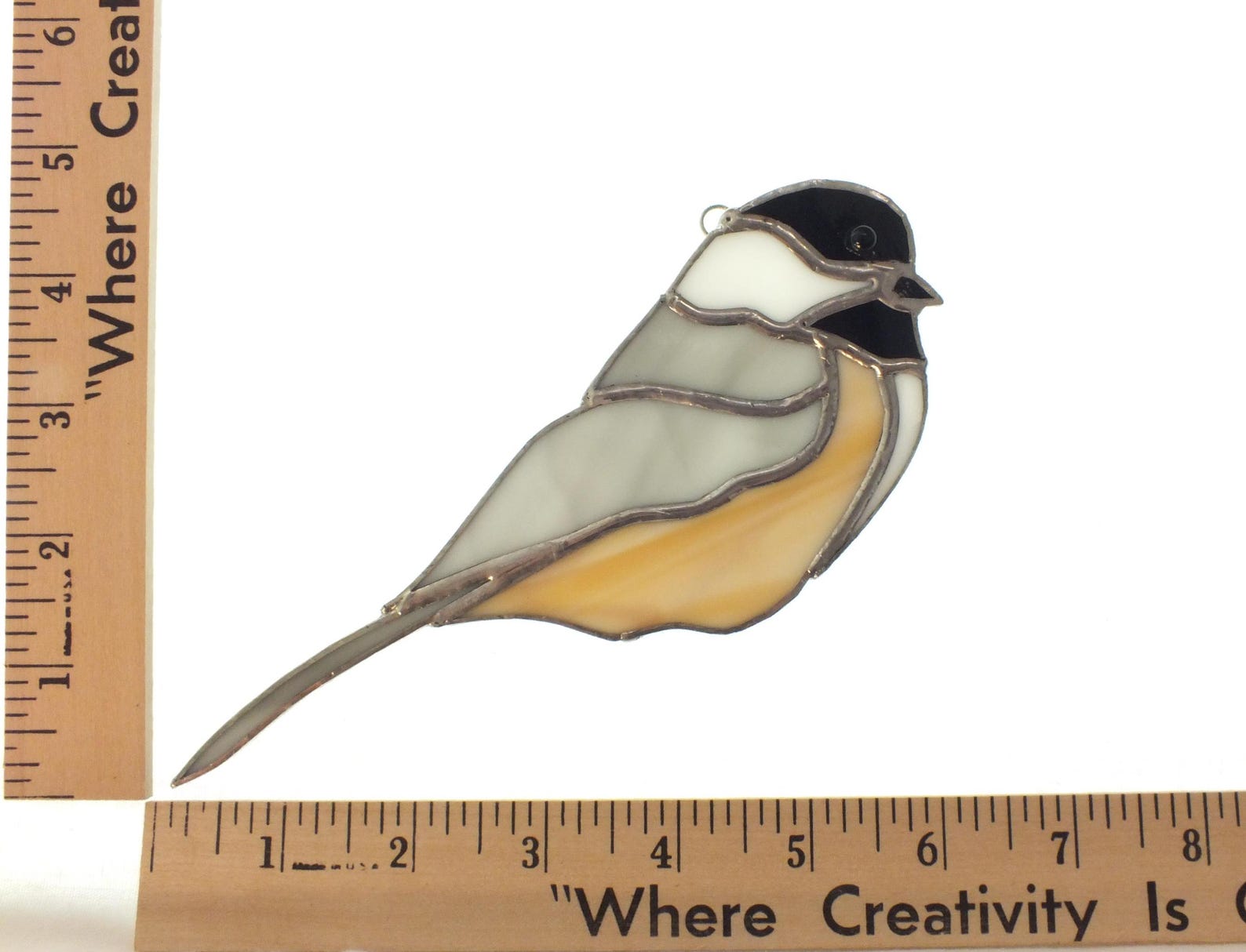 Pre-cut Stained Glass Chickadee Kit - Etsy
