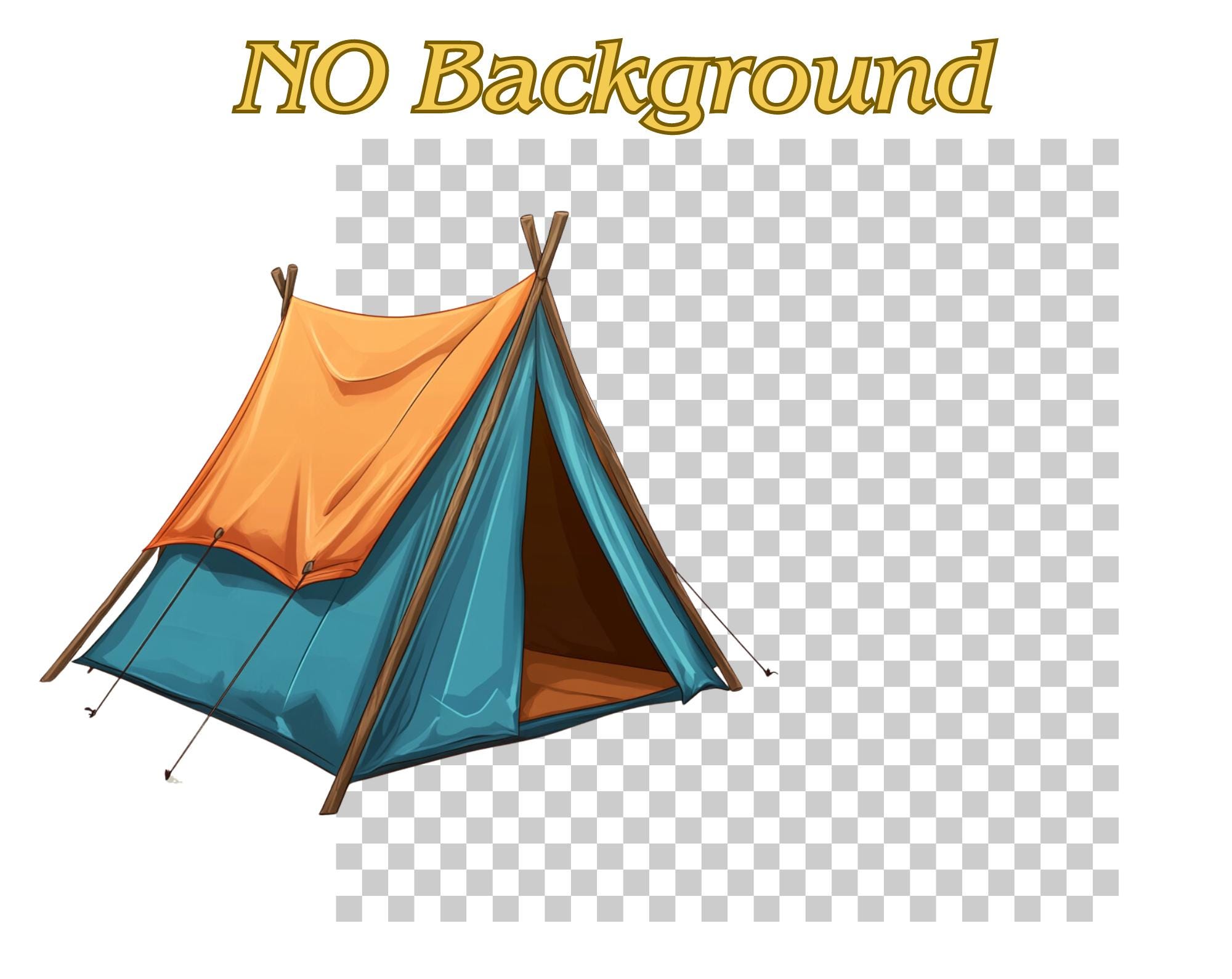 Camping Clipart Bundle Summer Camping Trailer PNG Cute Explorer Clipart ...