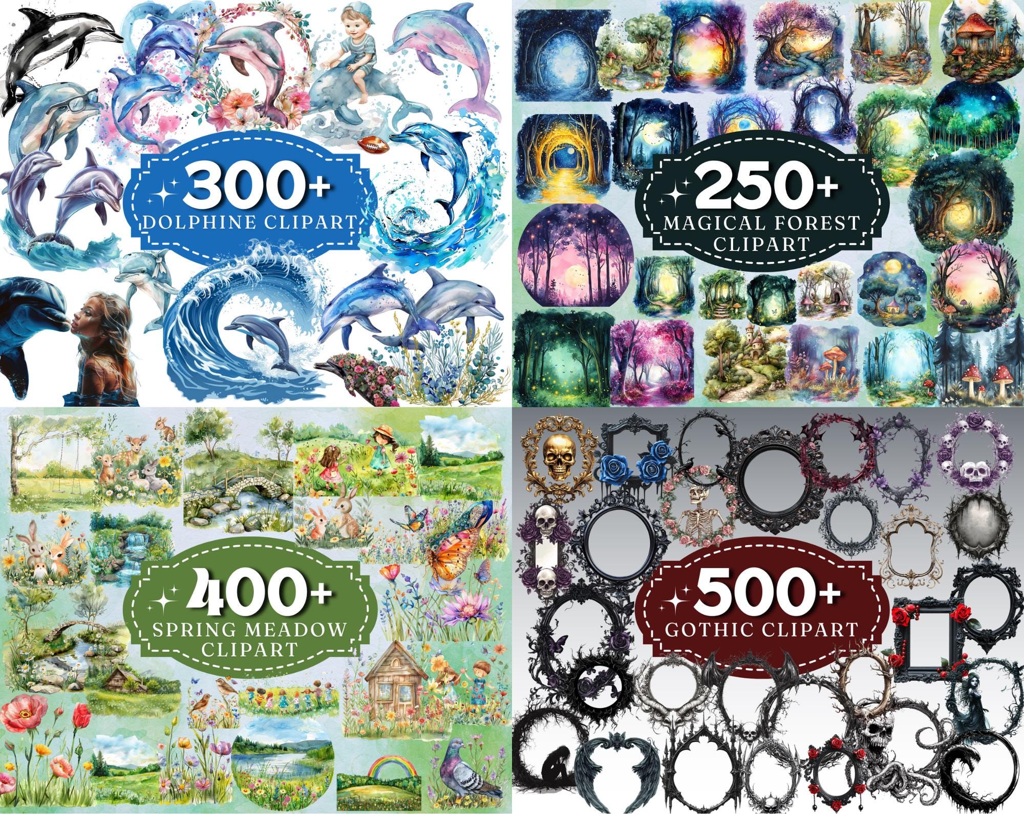 50,000+ Mega Clipart Bundle, All Clipart Images, Lifetime Access, PNG ...