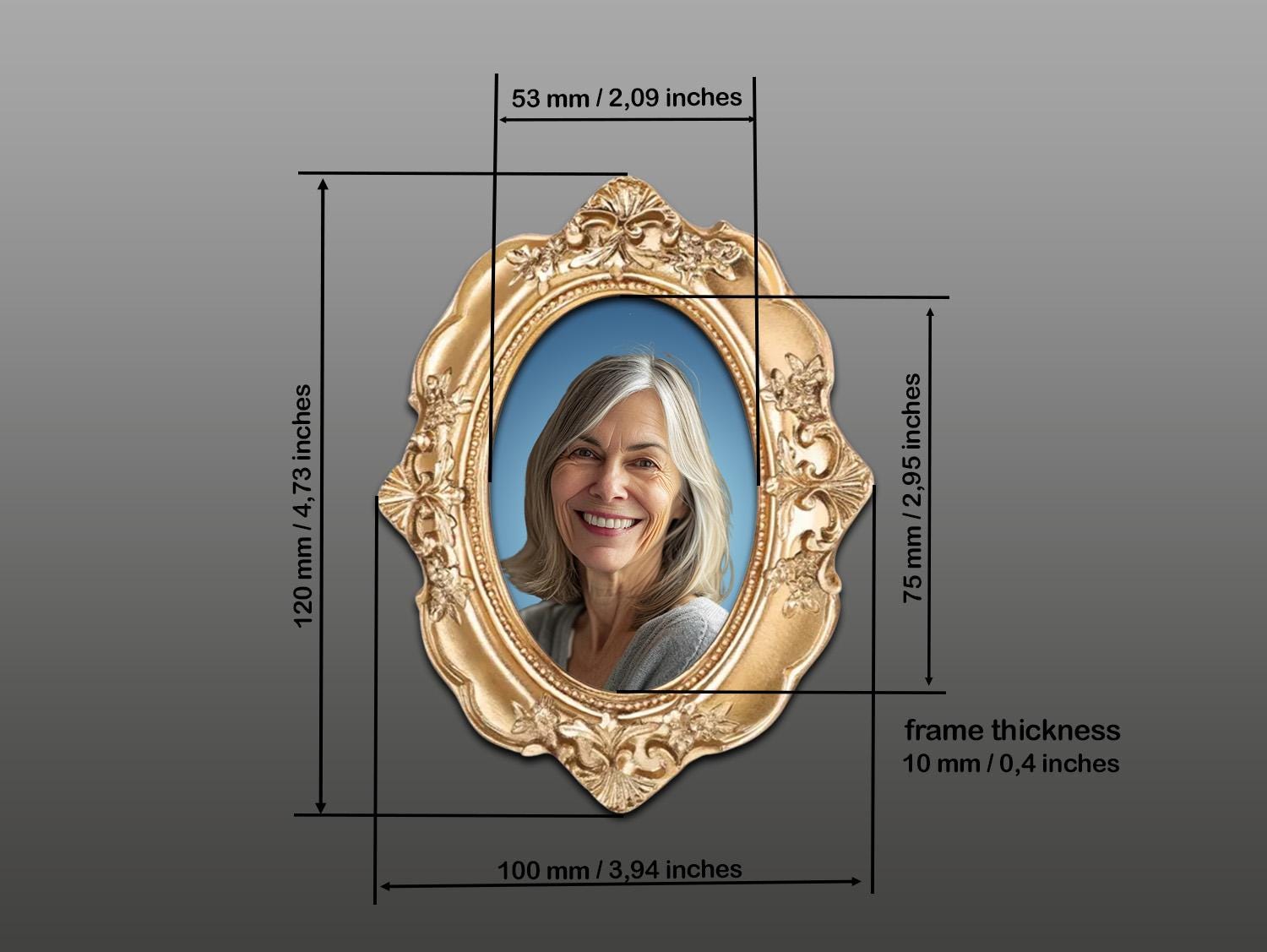 Memorial Photo Plaque/headstone Picture/oval Polymer-ceramic Photo Tile ...