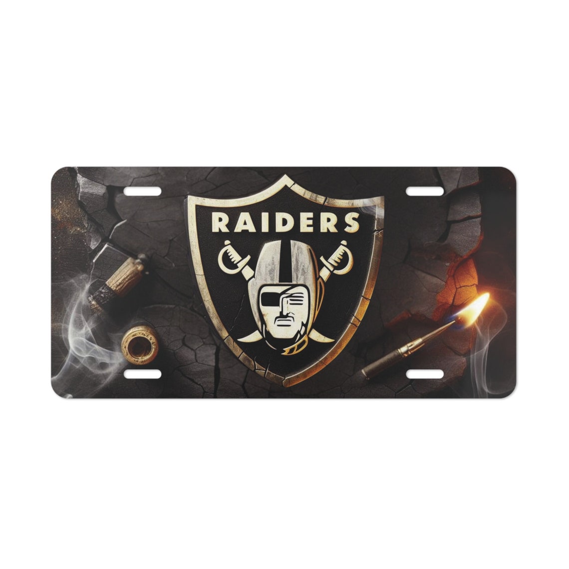 Las Vegas Raiders Fan NFL Football #1 Fan Team Gift Custom Vanity Car ...