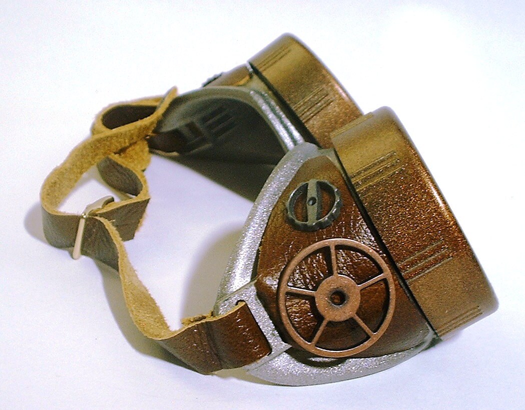 Steampunk Goggles With Metal Gear Accents and Brown Leather - Etsy