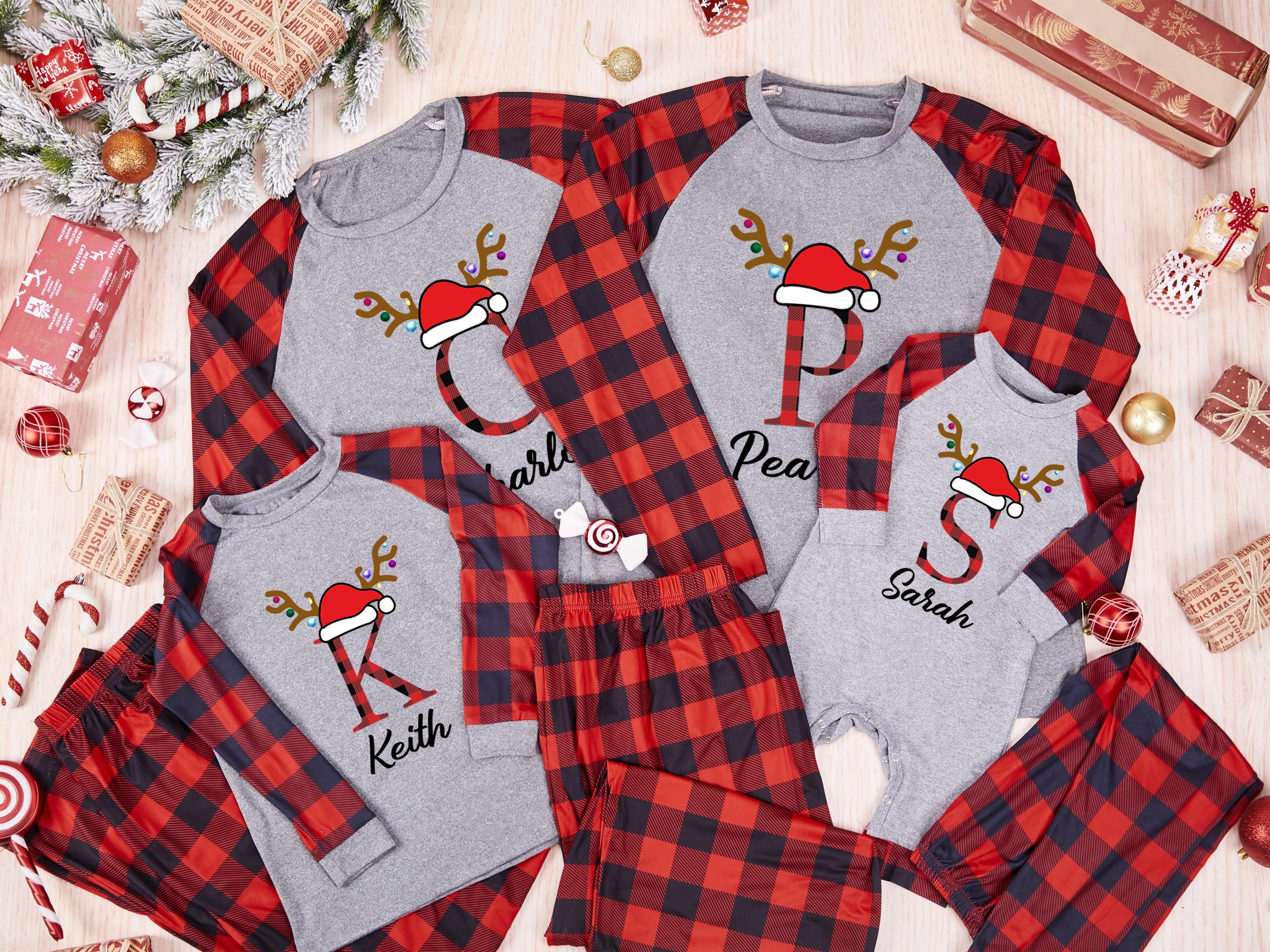 Personalized Christmas Pajamas,family Christmas Pajamas,christmas Pjs ...