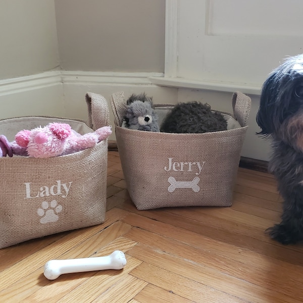 Dog Toy Basket - Etsy