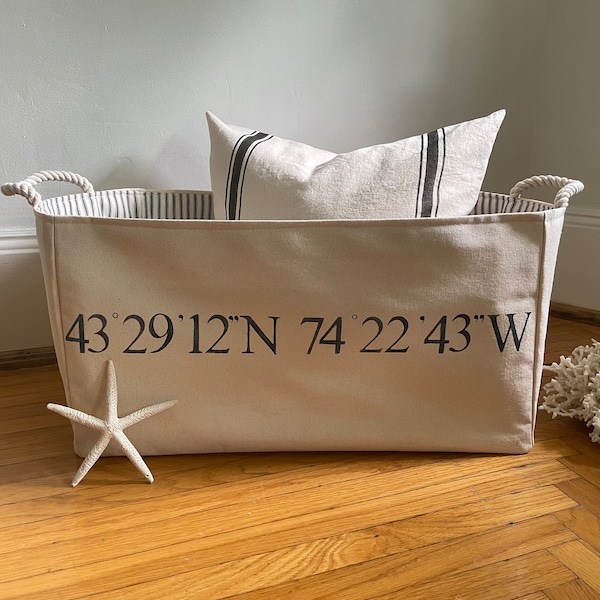 Nautical Basket - Etsy