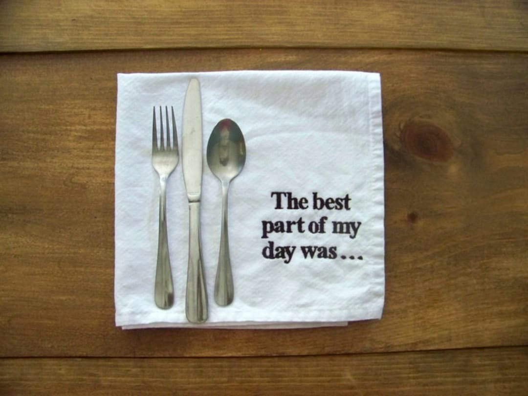 Personalized Conversation Starter Napkin - Etsy