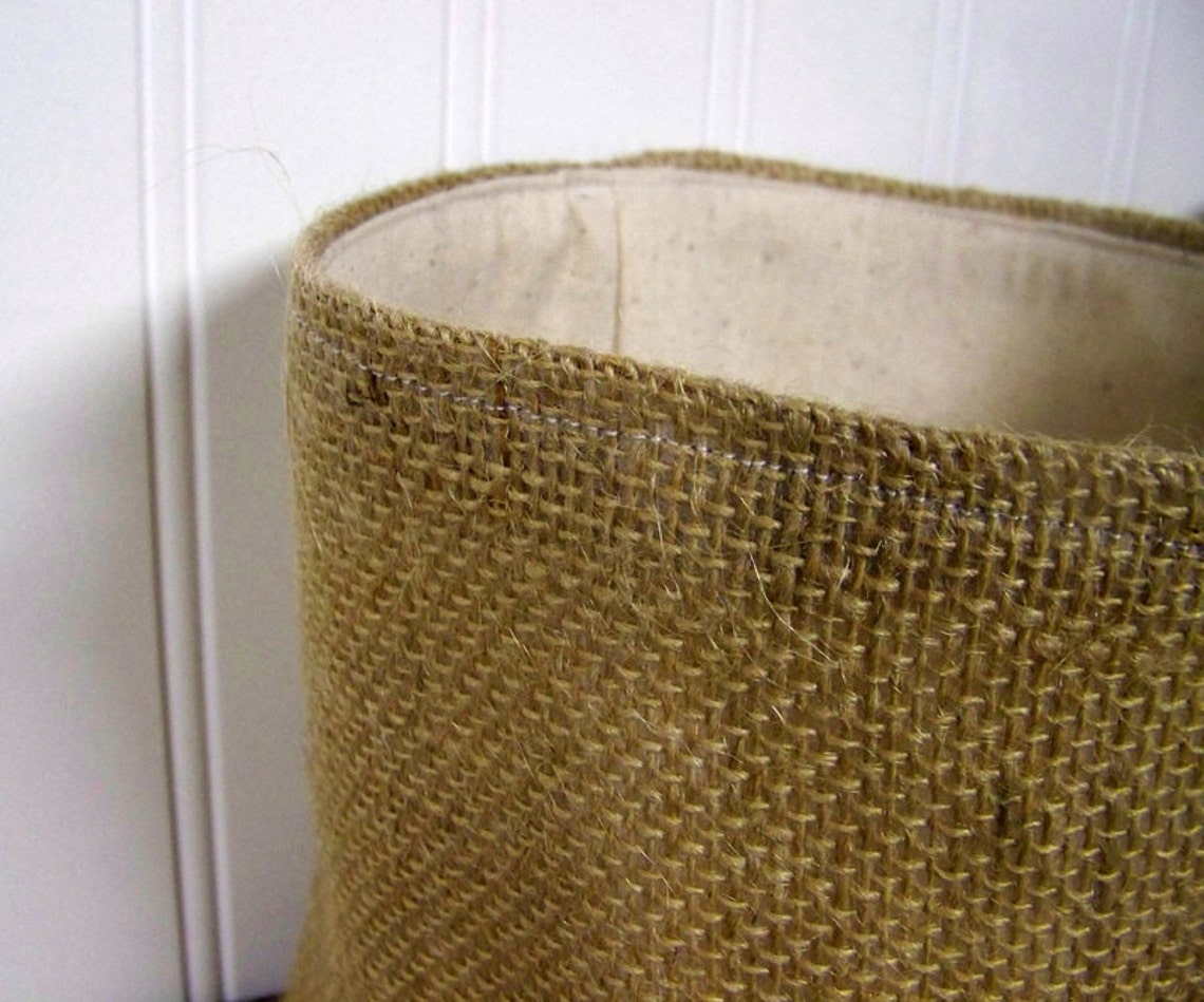 Set of 3 Plain Burlap Baskets - Etsy