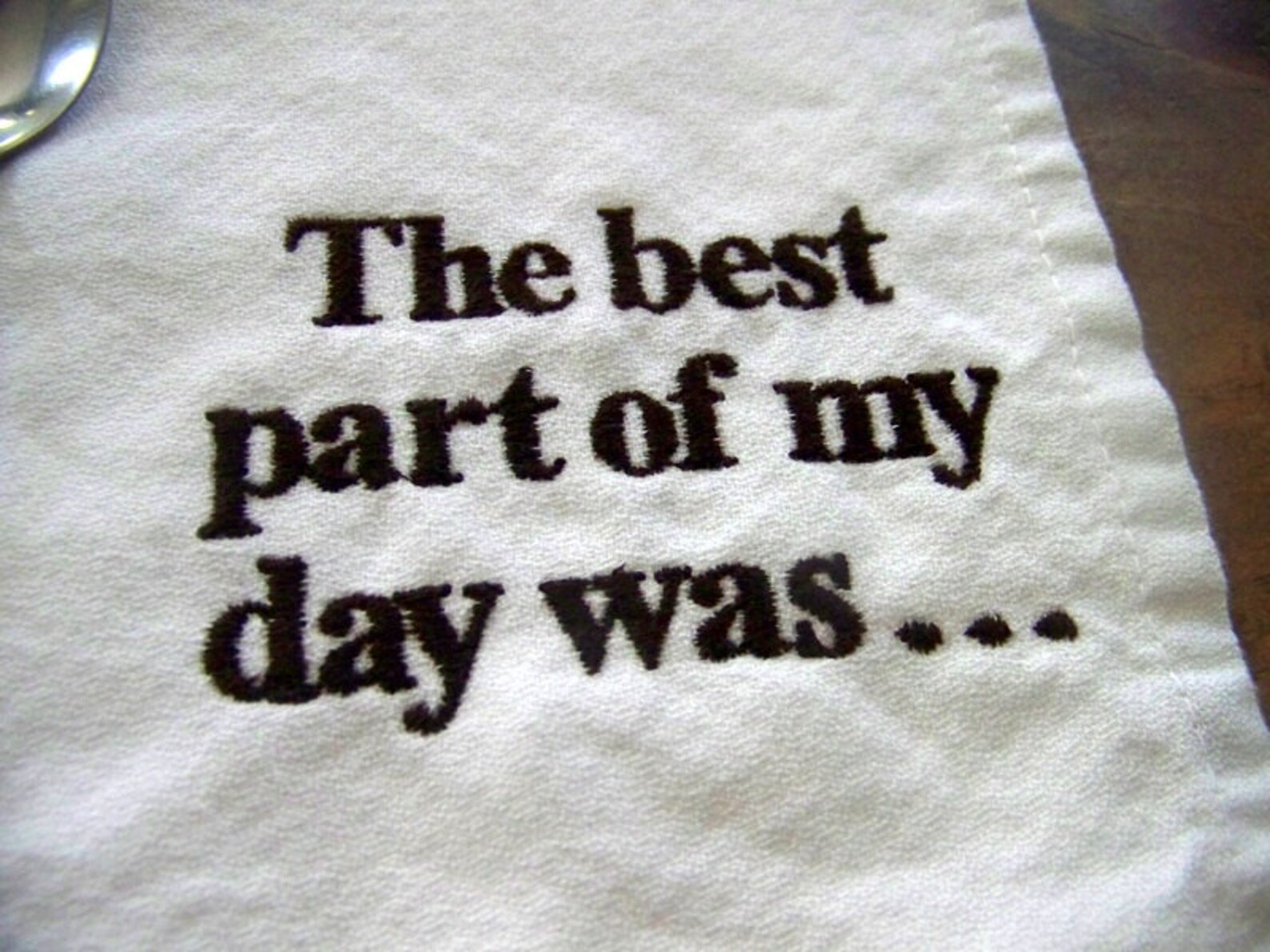 Personalized Conversation Starter Napkin - Etsy