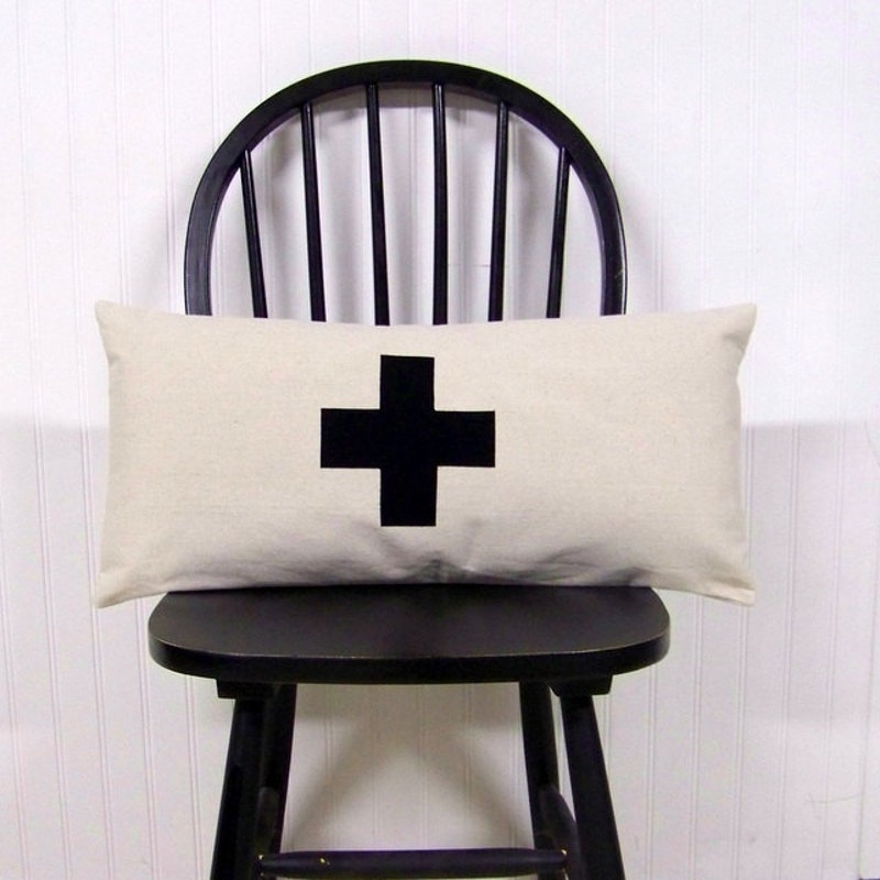Cross Pillow - Etsy