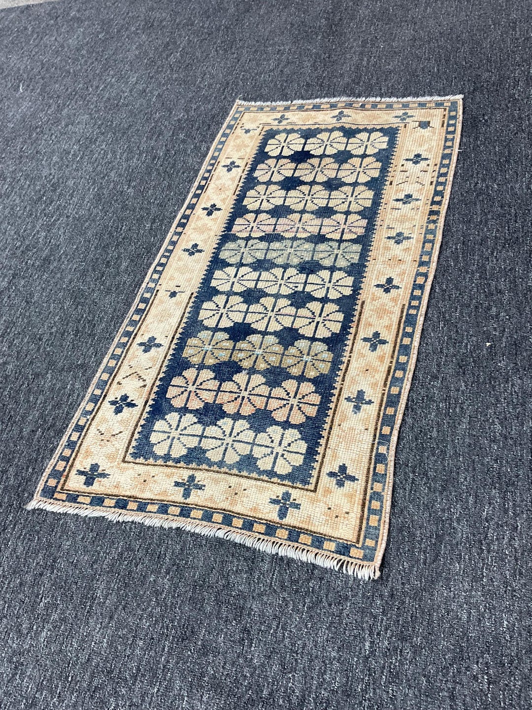 1.10 X 3.5 Ft Vintage Rug 2x4 Mat Rug,bedroom Rug,2x4 Oushak Rug,2x4 ...