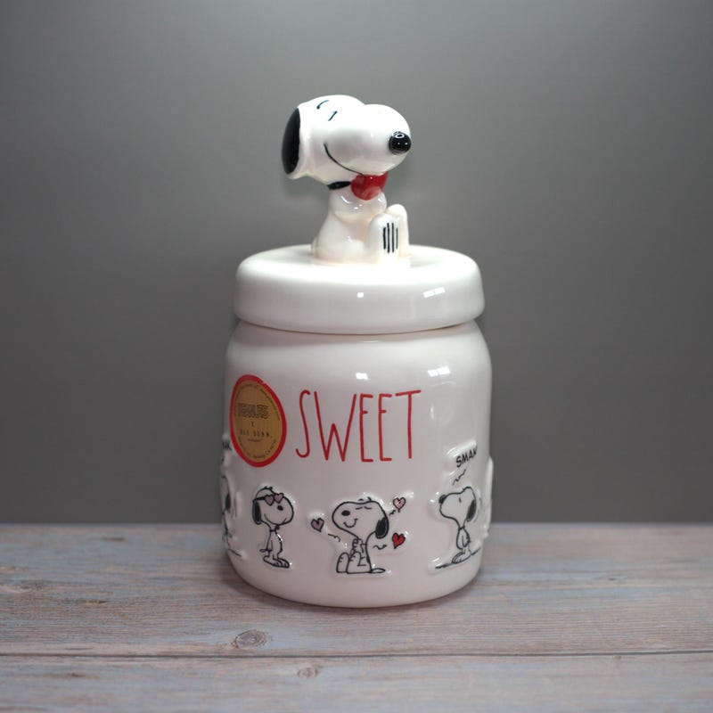 Snoopy Cookie Jar - Etsy