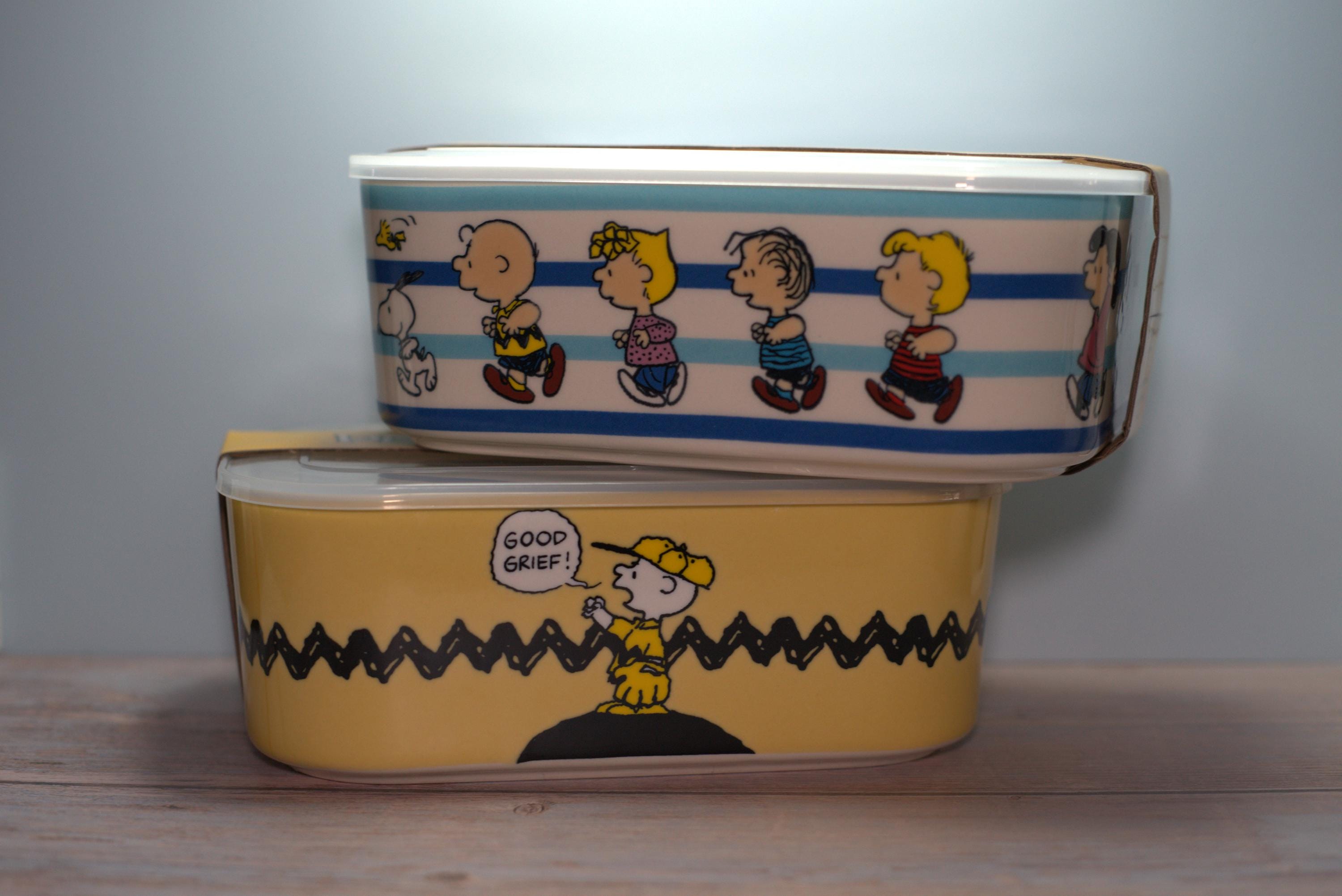 Peanuts Gibson Homewares Lunch Box With Vented Top - Etsy