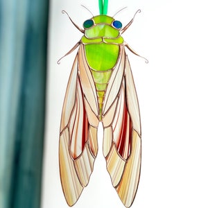 Cicada Stained Glass Window Hangings / House Warming Engagement Gift ...