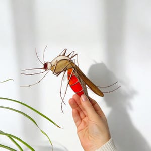 Stained Glass Window Hanging / Christmas Gifts / Mosquito Stained Glass ...