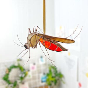 Stained Glass Window Hanging / Christmas Gifts / Mosquito Stained Glass ...