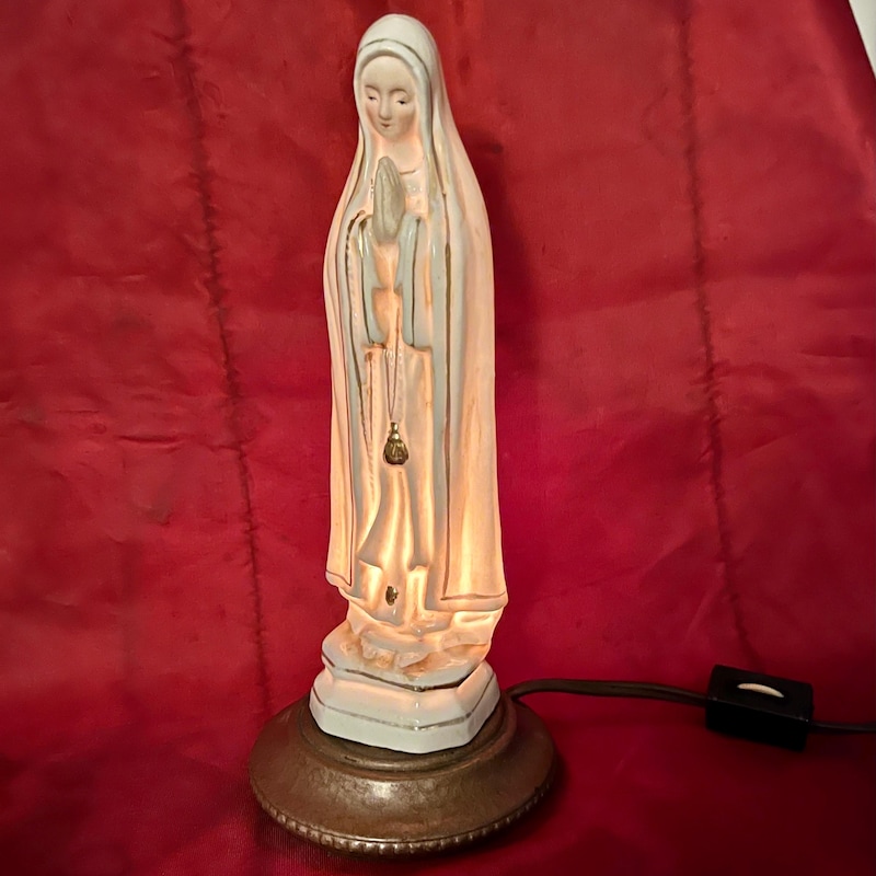 Virgin Mary Light up Statue - Etsy