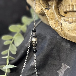 Spooky Skull Eyeglass Chain, Glasses Chain - Etsy