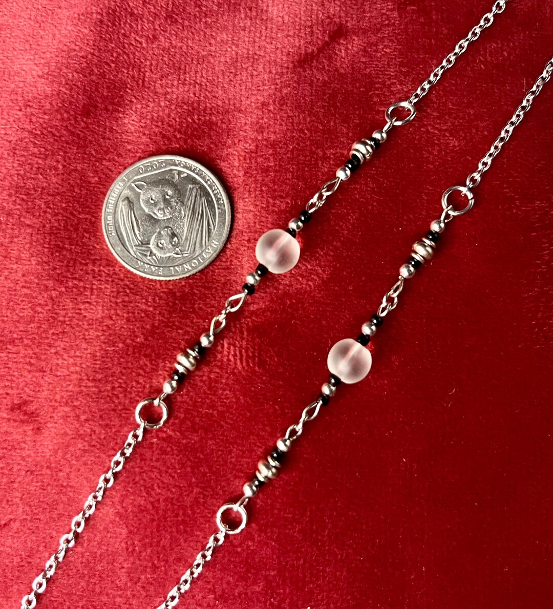 Crystal Ball Eyeglass Chain, Glasses Chain - Etsy